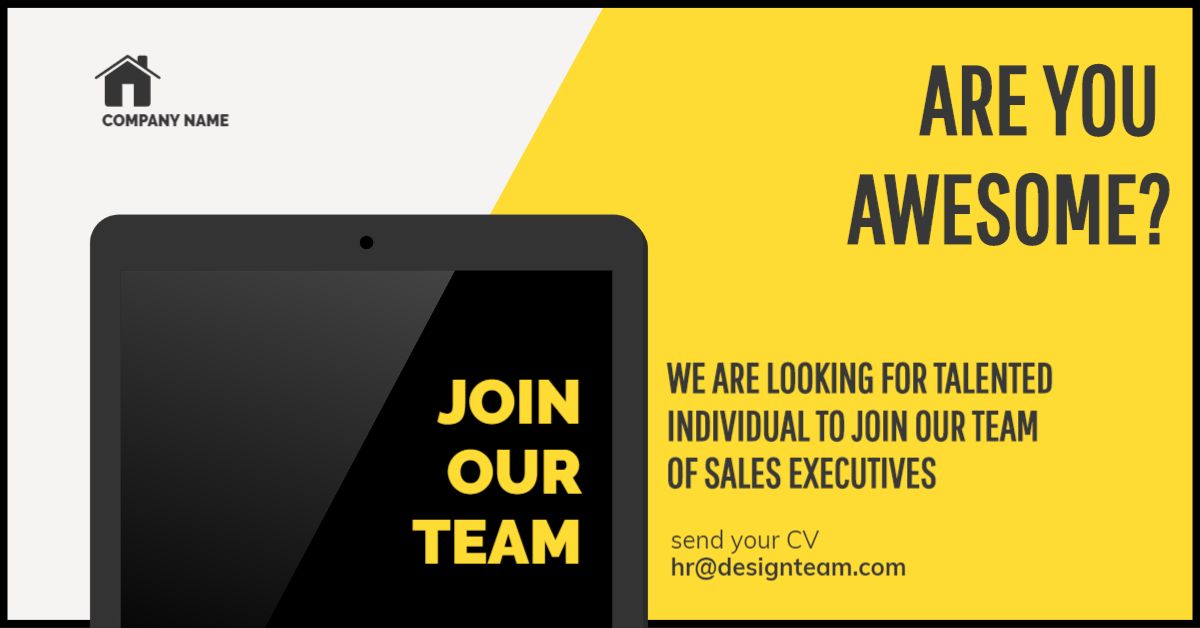 LinkedIn Job Ad Post Template Mediamodifier