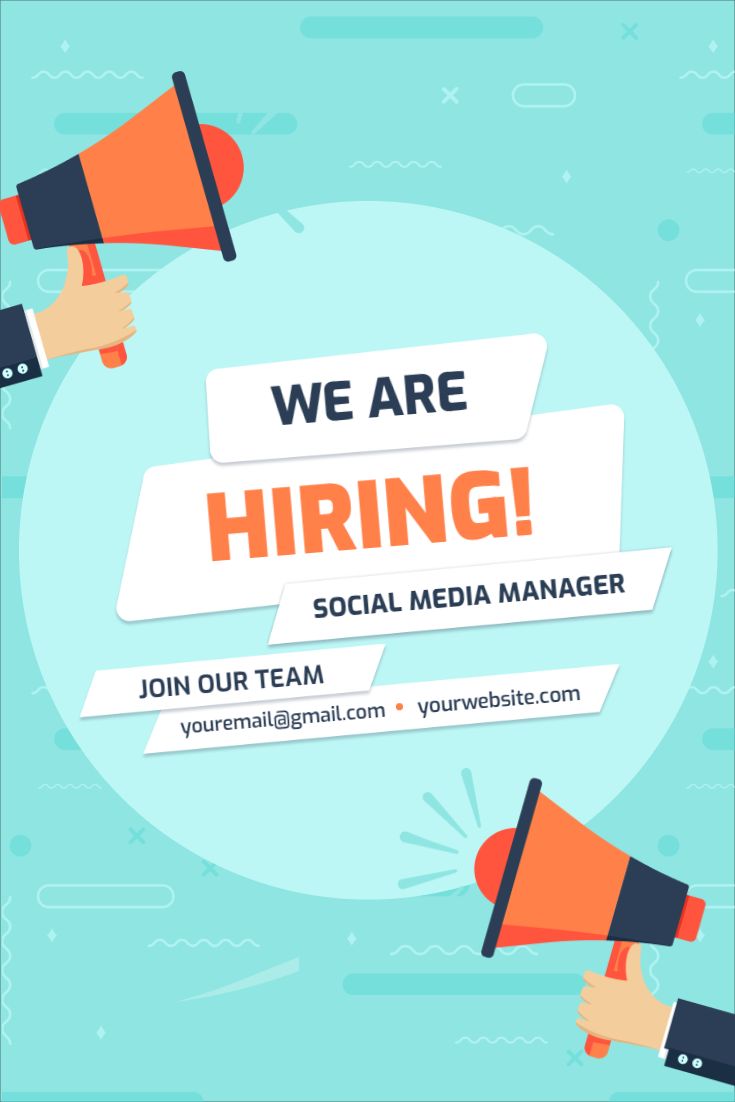 We Are Hiring Pinterest Pin - Mediamodifier