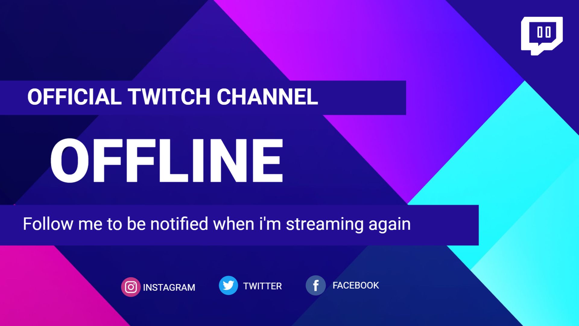 Twitch Banner Maker | Online Templates | Mediamodifier