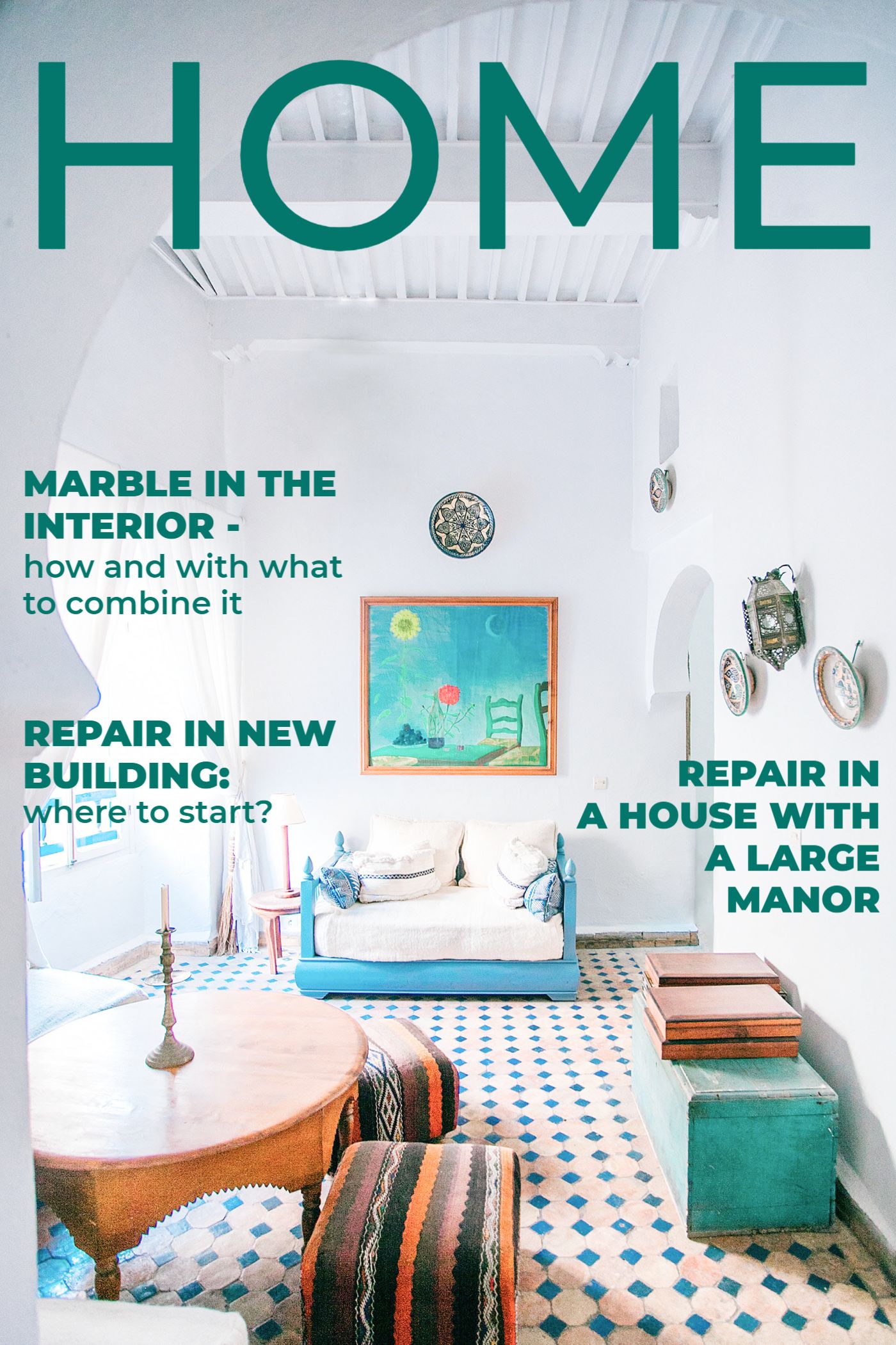 Interior Magazine Cover - Mockup Generator